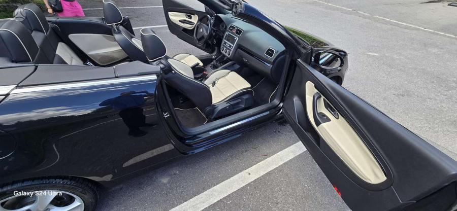 Melns Volkswagen Eos 2006 Kauņa, ar dzinēja tilpumu 2.00 L un nobraukumu 186 tūkst. km par 3400 €, foto 15 vietnē AUTOMOTO.COM.LV