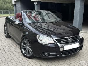 Black Volkswagen Eos 2006 in Kaunas, with an engine capacity of 2.00 L and mileage of 190 thousand km for 1750 €, photo 3 on AUTOMOTO.COM.LV