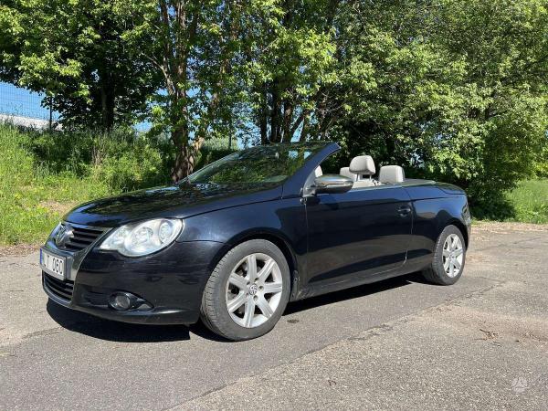 Black Volkswagen Eos 2007 in Vilnius, with an engine capacity of 0.00 L and mileage of 350 thousand km for 2800 €, photo 5 on AUTOMOTO.COM.LV