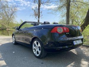 Black Volkswagen Eos 2007 in Panevezys, with an engine capacity of 1.98 L and mileage of 175 thousand km for 2999 €, photo  on AUTOMOTO.COM.LV