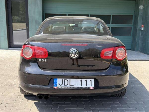 Black Volkswagen Eos 2007 in Vilnius, with an engine capacity of 1.98 L and mileage of 211 thousand km for 4250 €, photo 4 on AUTOMOTO.COM.LV