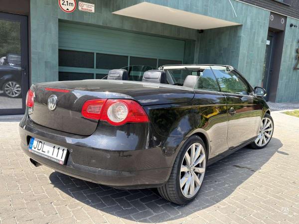 Black Volkswagen Eos 2007 in Vilnius, with an engine capacity of 1.98 L and mileage of 211 thousand km for 4250 €, photo 9 on AUTOMOTO.COM.LV