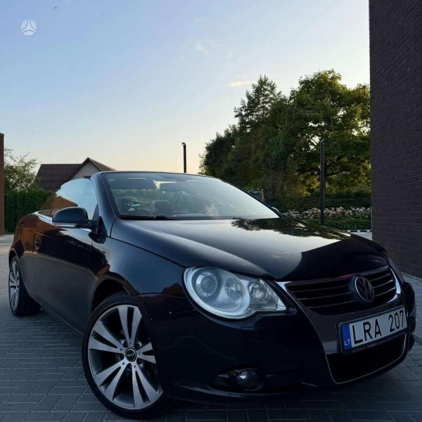 Melns Volkswagen Eos 2007 Kaišiadorys, ar dzinēja tilpumu 2.00 L un nobraukumu 313 tūkst. km par 3450 €, foto 9 vietnē AUTOMOTO.COM.LV