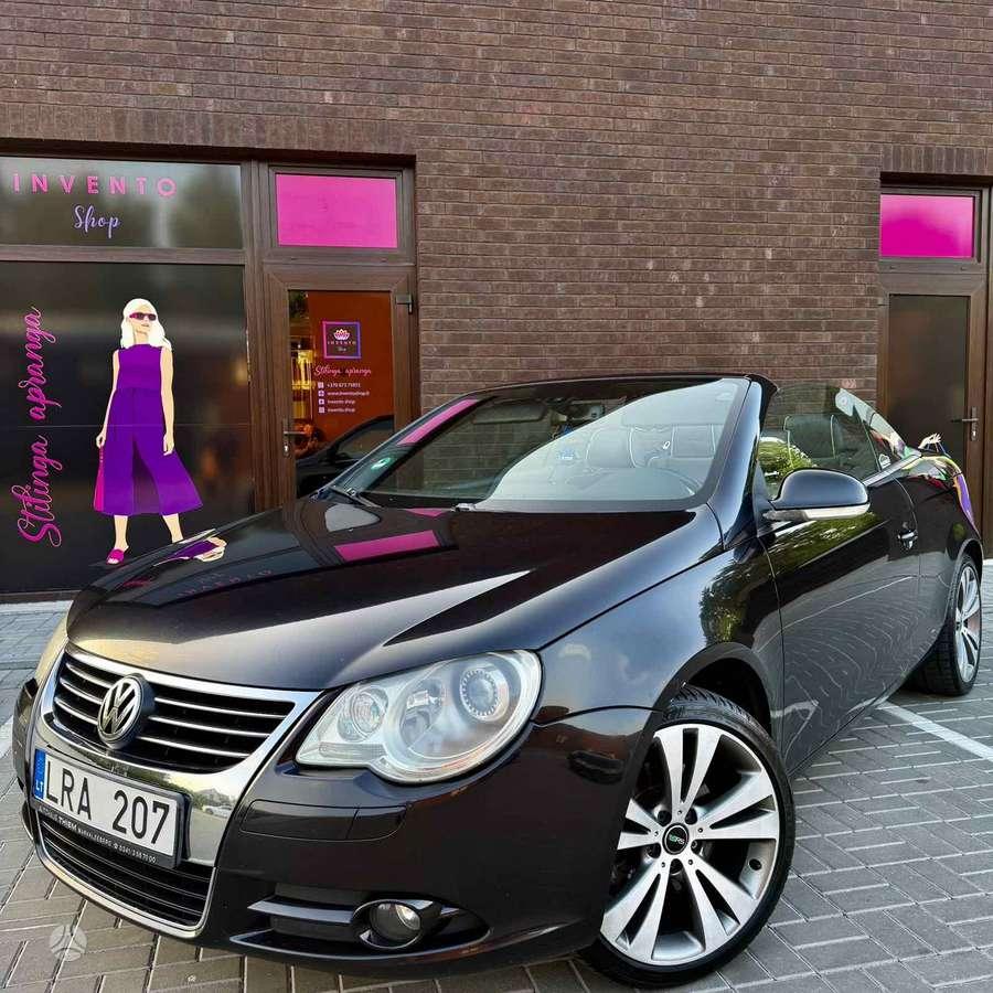 Melns Volkswagen Eos 2007 Kaišiadorys, ar dzinēja tilpumu 2.00 L un nobraukumu 313 tūkst. km par 3450 €, foto 12 vietnē AUTOMOTO.COM.LV