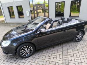 Black Volkswagen Eos 2008 in Valmiera, with an engine capacity of 2.00 L and mileage of 260 thousand km for 5650 €, photo  on AUTOMOTO.COM.LV