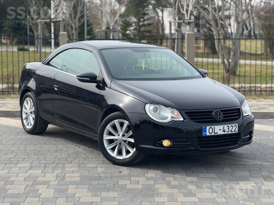 Melns Volkswagen Eos 2008 Rīga, ar dzinēja tilpumu 1.40 L un nobraukumu 256 tūkst. km par 3999 €, foto 1 vietnē AUTOMOTO.COM.LV
