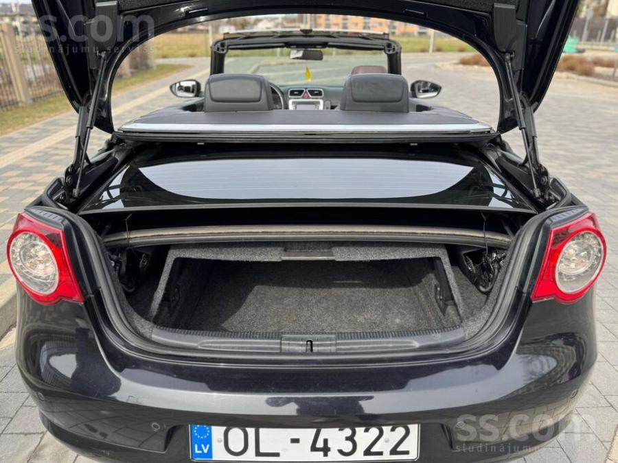 Melns Volkswagen Eos 2008 Rīga, ar dzinēja tilpumu 1.40 L un nobraukumu 256 tūkst. km par 3999 €, foto 20 vietnē AUTOMOTO.COM.LV