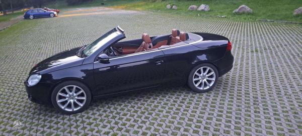 Black Volkswagen Eos 2008 in Vilnius, with an engine capacity of 1.39 L and mileage of 194 thousand km for 3200 €, photo 8 on AUTOMOTO.COM.LV
