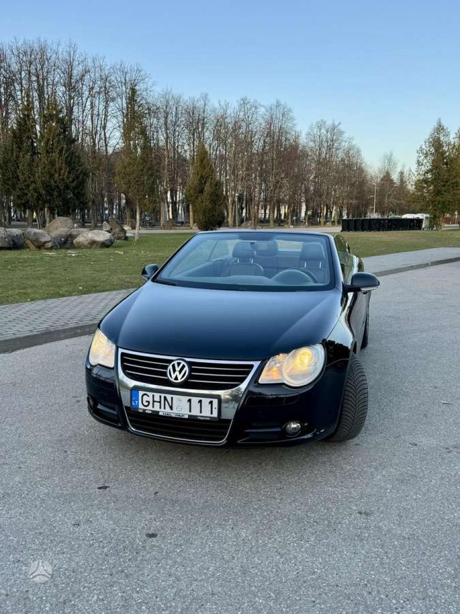 Melns Volkswagen Eos 2008 Šalčininkai, ar dzinēja tilpumu 1.98 L un nobraukumu 196 tūkst. km par 2900 €, foto 3 vietnē AUTOMOTO.COM.LV