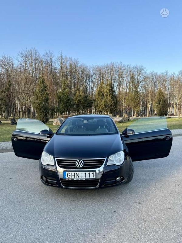 Melns Volkswagen Eos 2008 Šalčininkai, ar dzinēja tilpumu 1.98 L un nobraukumu 196 tūkst. km par 2900 €, foto 6 vietnē AUTOMOTO.COM.LV