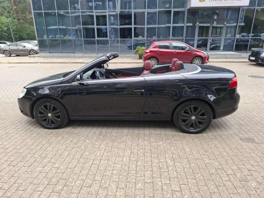 Black Volkswagen Eos 2008 in Vilnius, with an engine capacity of 1.98 L and mileage of 212 thousand km for 3950 €, photo 14 on AUTOMOTO.COM.LV