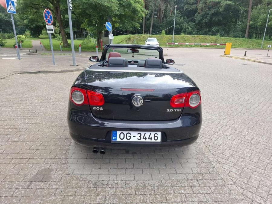 Black Volkswagen Eos 2008 in Vilnius, with an engine capacity of 1.98 L and mileage of 212 thousand km for 3950 €, photo 16 on AUTOMOTO.COM.LV