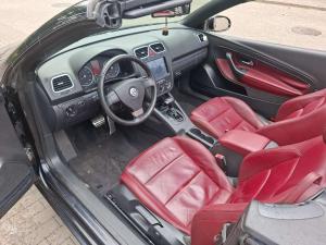 Black Volkswagen Eos 2008 in Vilnius, with an engine capacity of 1.98 L and mileage of 212 thousand km for 3950 €, photo 21 on AUTOMOTO.COM.LV