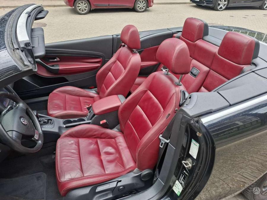 Black Volkswagen Eos 2008 in Vilnius, with an engine capacity of 1.98 L and mileage of 212 thousand km for 3950 €, photo 22 on AUTOMOTO.COM.LV