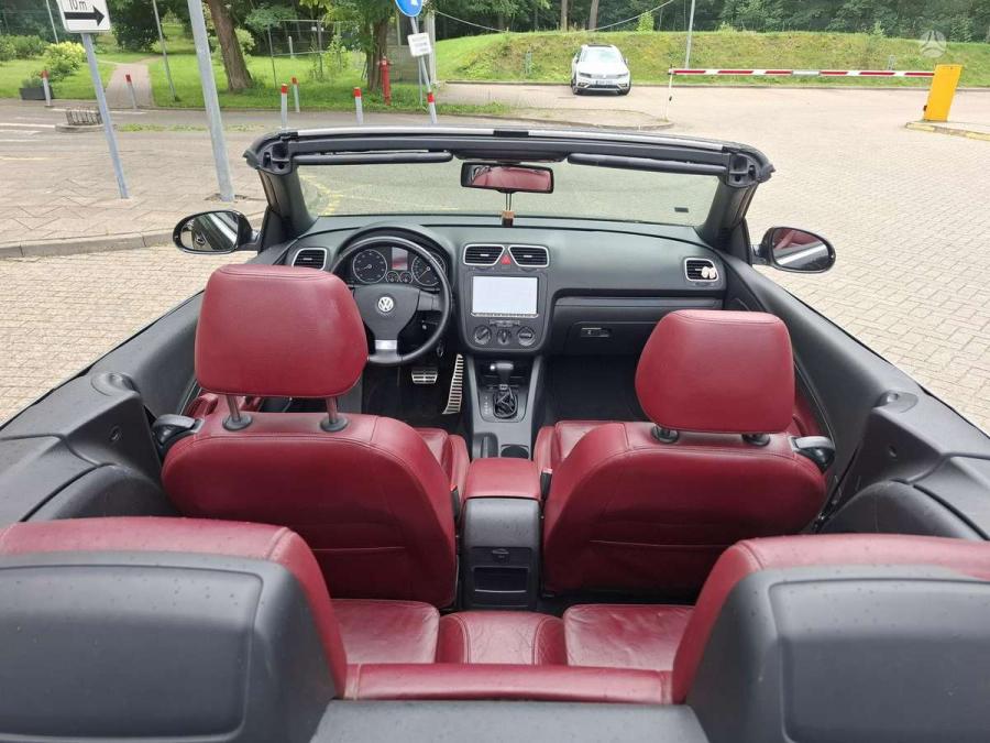 Black Volkswagen Eos 2008 in Vilnius, with an engine capacity of 1.98 L and mileage of 212 thousand km for 3950 €, photo 23 on AUTOMOTO.COM.LV