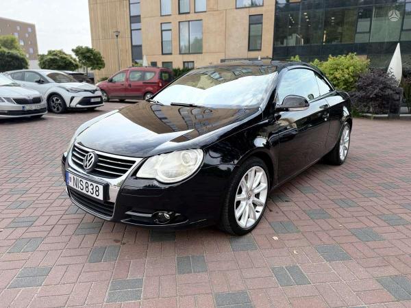 Melns Volkswagen Eos 2008 Viļņa, ar dzinēja tilpumu 1.97 L un nobraukumu 240 tūkst. km par 2250 €, foto 1 vietnē AUTOMOTO.COM.LV
