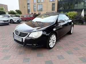 Melns Volkswagen Eos 2008 Viļņa, ar dzinēja tilpumu 1.97 L un nobraukumu 240 tūkst. km par 2250 €, foto  vietnē AUTOMOTO.COM.LV
