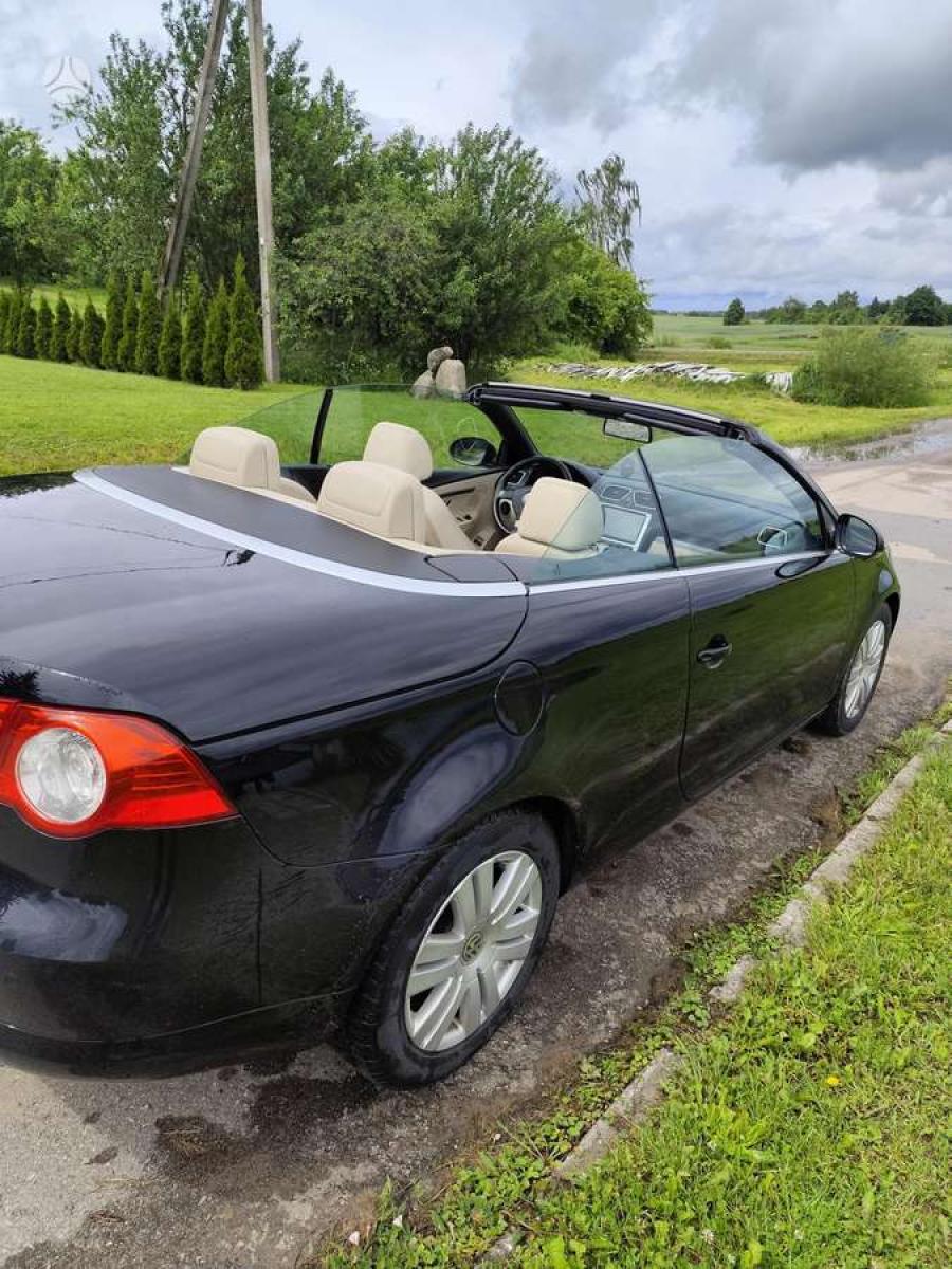 Melns Volkswagen Eos 2008 Kaišiadorys, ar dzinēja tilpumu 1.97 L un nobraukumu 306 tūkst. km par 4000 €, foto 6 vietnē AUTOMOTO.COM.LV