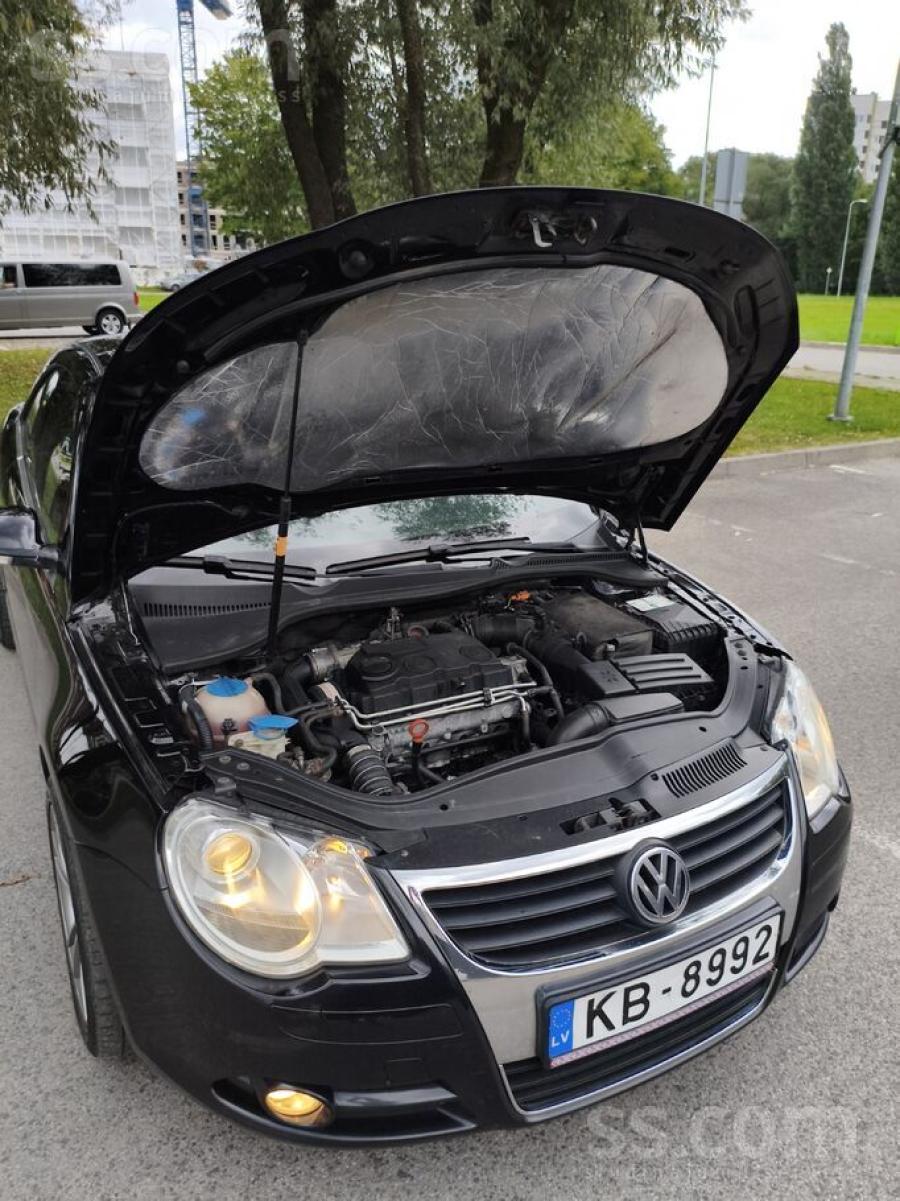 Melns Volkswagen Eos 2008 Rīga, ar dzinēja tilpumu 2.00 L un nobraukumu 330 tūkst. km par 3200 €, foto 11 vietnē AUTOMOTO.COM.LV