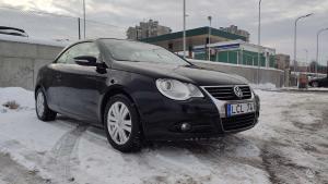 Black Volkswagen Eos 2009 in Vilnius, with an engine capacity of 1.97 L and mileage of 260 thousand km for 3500 €, photo 9 on AUTOMOTO.COM.LV