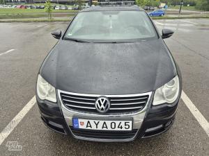 Black Volkswagen Eos 2009 in Vilnius, with an engine capacity of 1.40 L and mileage of 190 thousand km for 3690 €, photo 15 on AUTOMOTO.COM.LV