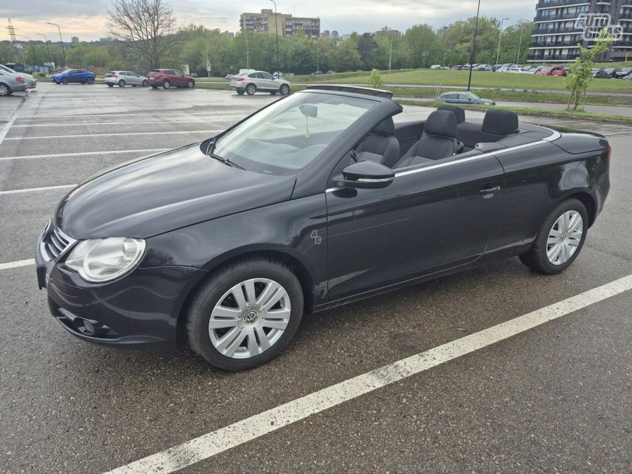 Black Volkswagen Eos 2009 in Vilnius, with an engine capacity of 1.40 L and mileage of 190 thousand km for 3690 €, photo 24 on AUTOMOTO.COM.LV