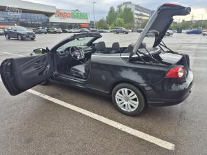 Black Volkswagen Eos 2009 in Vilnius, with an engine capacity of 1.40 L and mileage of 190 thousand km for 3690 €, photo 33 on AUTOMOTO.COM.LV