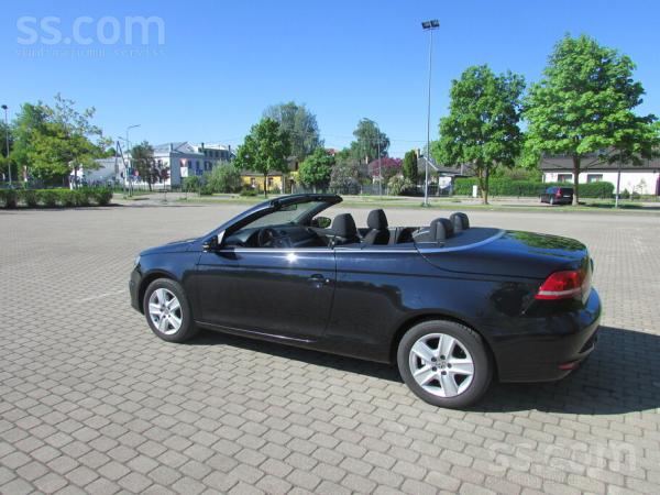 Black Volkswagen Eos 2013 in Jelgava, with an engine capacity of 2.00 L and mileage of 182 thousand km for 9200 €, photo 1 on AUTOMOTO.COM.LV