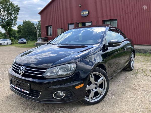 Black Volkswagen Eos 2013 in Prienai, with an engine capacity of 1.98 L and mileage of 105 thousand km for 8555 €, photo 1 on AUTOMOTO.COM.LV