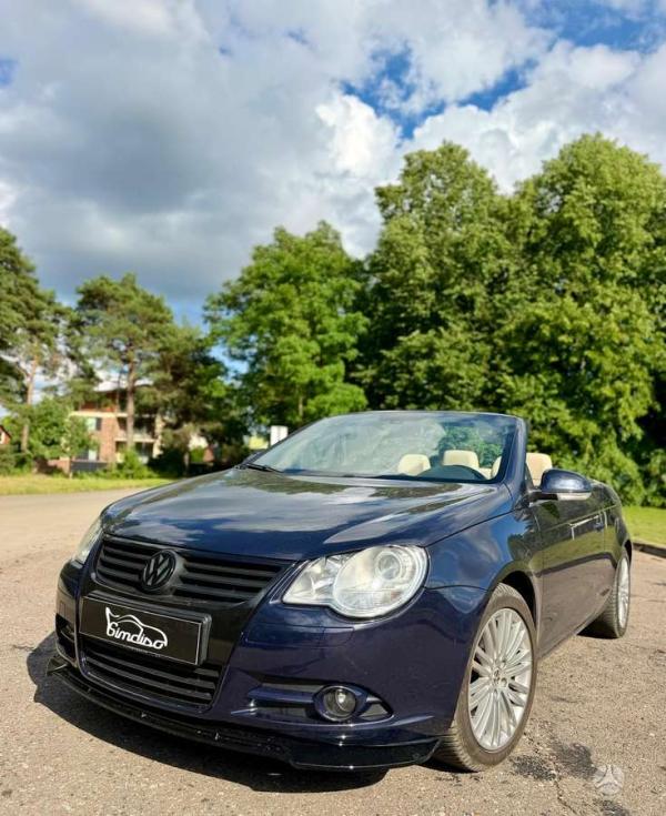 Blue Volkswagen Eos 2006 in Kaunas, with an engine capacity of 1.98 L and mileage of 187 thousand km for 3850 €, photo 3 on AUTOMOTO.COM.LV