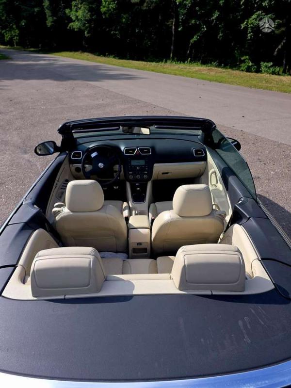 Blue Volkswagen Eos 2006 in Kaunas, with an engine capacity of 1.98 L and mileage of 187 thousand km for 3850 €, photo 10 on AUTOMOTO.COM.LV
