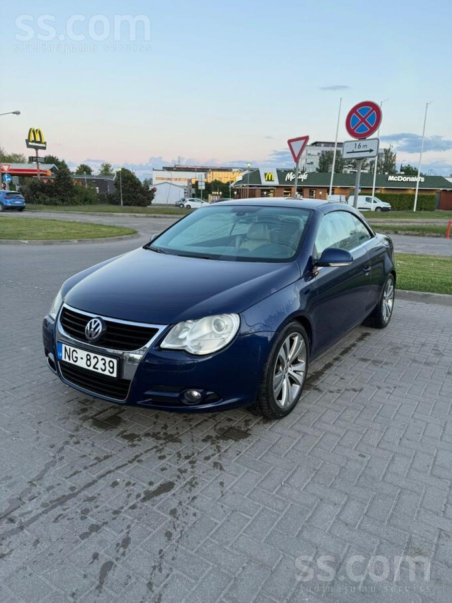 Zils Volkswagen Eos 2007 Rīga, ar dzinēja tilpumu 2.00 L un nobraukumu 197 tūkst. km par 3850 €, foto 3 vietnē AUTOMOTO.COM.LV