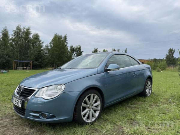 Zils Volkswagen Eos 2007 Jūrmala, ar dzinēja tilpumu 2.00 L un nobraukumu 216 tūkst. km par 3100 €, foto 2 vietnē AUTOMOTO.COM.LV
