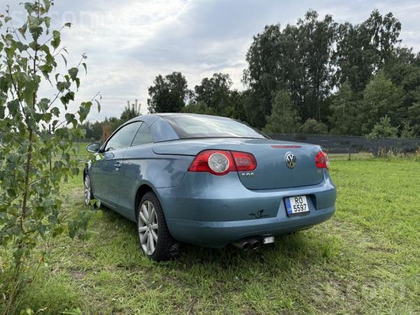 Zils Volkswagen Eos 2007 Jūrmala, ar dzinēja tilpumu 2.00 L un nobraukumu 216 tūkst. km par 3100 €, foto 4 vietnē AUTOMOTO.COM.LV