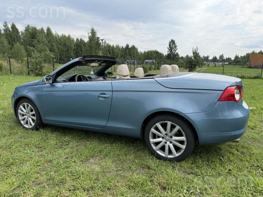 Zils Volkswagen Eos 2007 Jūrmala, ar dzinēja tilpumu 2.00 L un nobraukumu 216 tūkst. km par 3100 €, foto 6 vietnē AUTOMOTO.COM.LV