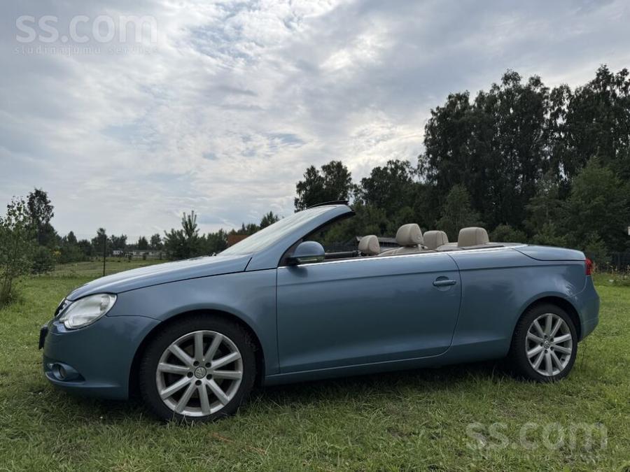 Zils Volkswagen Eos 2007 Jūrmala, ar dzinēja tilpumu 2.00 L un nobraukumu 216 tūkst. km par 3100 €, foto 7 vietnē AUTOMOTO.COM.LV