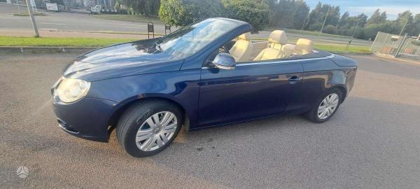 Zils Volkswagen Eos 2007 Panevēža, ar dzinēja tilpumu 1.60 L un nobraukumu 207 tūkst. km par 2650 €, foto 1 vietnē AUTOMOTO.COM.LV