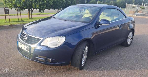 Zils Volkswagen Eos 2007 Panevēža, ar dzinēja tilpumu 1.60 L un nobraukumu 207 tūkst. km par 2650 €, foto 3 vietnē AUTOMOTO.COM.LV