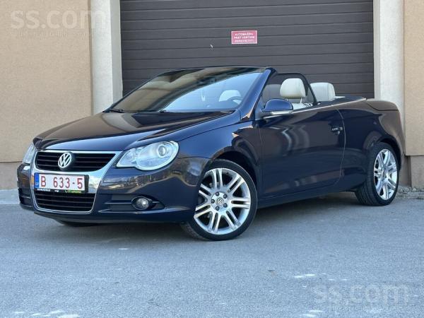 Blue Volkswagen Eos 2008 in Ogre, with an engine capacity of 2.00 L and mileage of 141 thousand km for 5799 €, photo 2 on AUTOMOTO.COM.LV