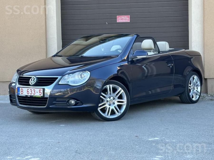Zils Volkswagen Eos 2008 Ogre, ar dzinēja tilpumu 2.00 L un nobraukumu 141 tūkst. km par 5799 €, foto 2 vietnē AUTOMOTO.COM.LV