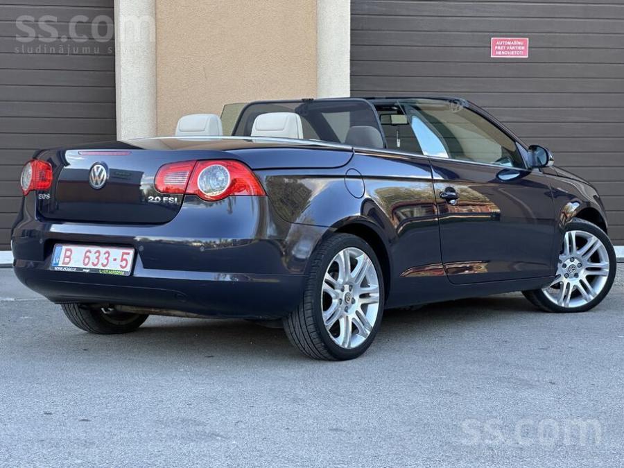 Zils Volkswagen Eos 2008 Ogre, ar dzinēja tilpumu 2.00 L un nobraukumu 141 tūkst. km par 5799 €, foto 4 vietnē AUTOMOTO.COM.LV