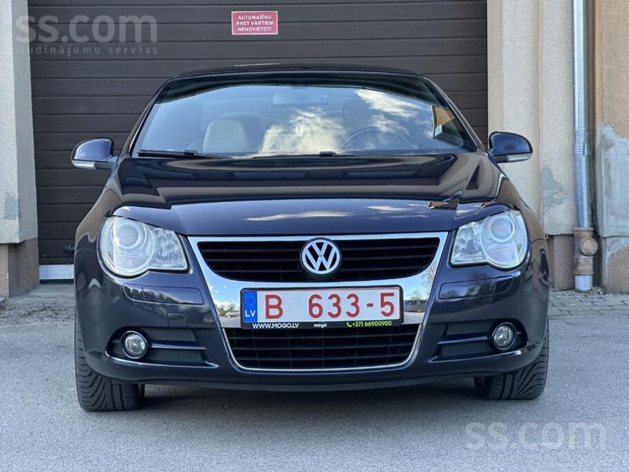 Zils Volkswagen Eos 2008 Ogre, ar dzinēja tilpumu 2.00 L un nobraukumu 141 tūkst. km par 5799 €, foto 9 vietnē AUTOMOTO.COM.LV