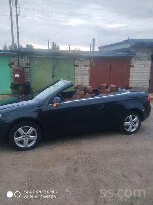 Blue Volkswagen Eos 2008 in Daugavpils, with an engine capacity of 2.00 L and mileage of 212 thousand km for 3450 €, photo 4 on AUTOMOTO.COM.LV
