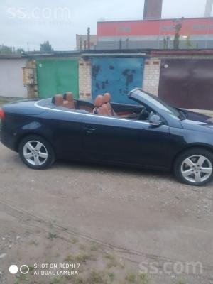 Blue Volkswagen Eos 2008 in Daugavpils, with an engine capacity of 2.00 L and mileage of 212 thousand km for 3450 €, photo 5 on AUTOMOTO.COM.LV