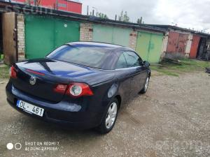 Blue Volkswagen Eos 2008 in Daugavpils, with an engine capacity of 2.00 L and mileage of 212 thousand km for 3450 €, photo 8 on AUTOMOTO.COM.LV