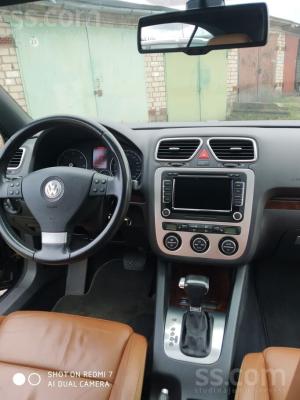 Blue Volkswagen Eos 2008 in Daugavpils, with an engine capacity of 2.00 L and mileage of 212 thousand km for 3450 €, photo 11 on AUTOMOTO.COM.LV