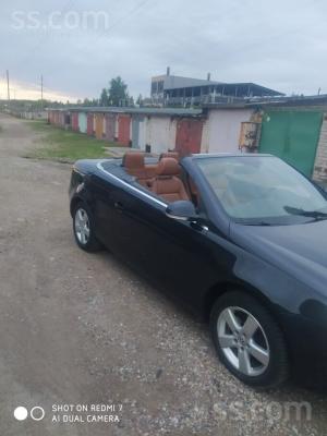 Blue Volkswagen Eos 2008 in Daugavpils, with an engine capacity of 2.00 L and mileage of 212 thousand km for 3450 €, photo 19 on AUTOMOTO.COM.LV