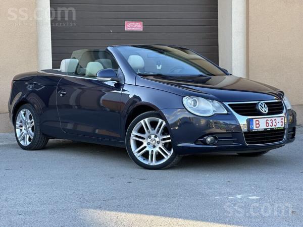 Zils Volkswagen Eos 2008 Ogre, ar dzinēja tilpumu 2.00 L un nobraukumu 141 tūkst. km par 5799 €, foto 1 vietnē AUTOMOTO.COM.LV