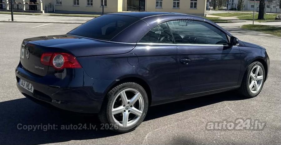 Zils Volkswagen Eos 2009 Narva, ar dzinēja tilpumu 2.00 L un nobraukumu 133 tūkst. km par 6800 €, foto 6 vietnē AUTOMOTO.COM.LV