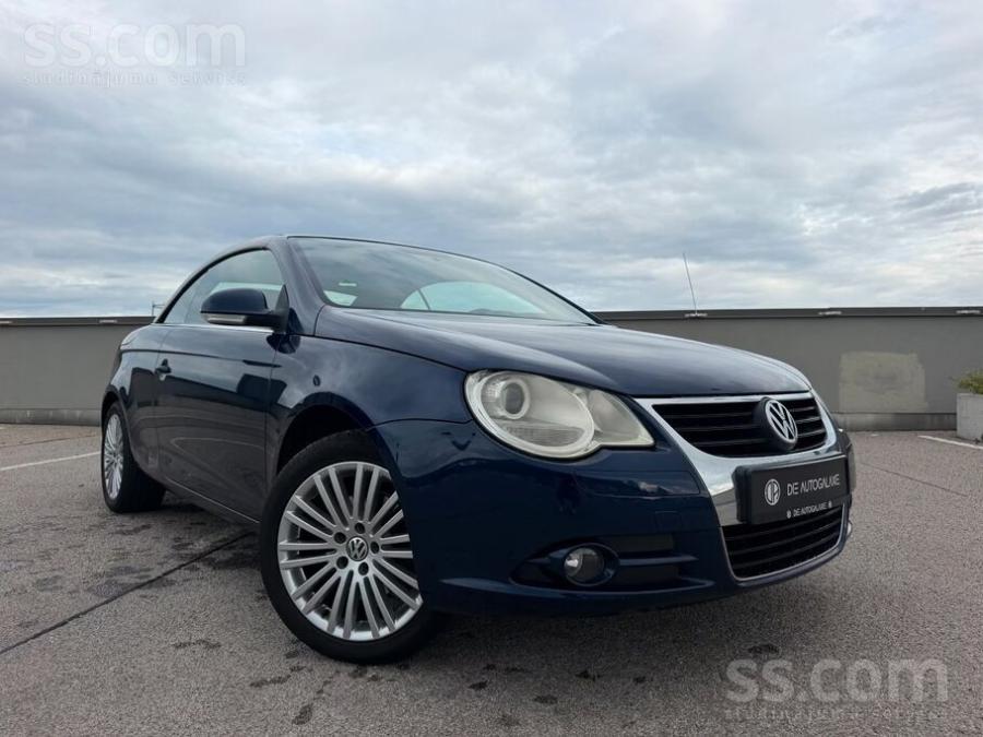 Zils Volkswagen Eos 2008 Ogre, ar dzinēja tilpumu 2.00 L un nobraukumu 143 tūkst. km par 5790 €, foto 1 vietnē AUTOMOTO.COM.LV